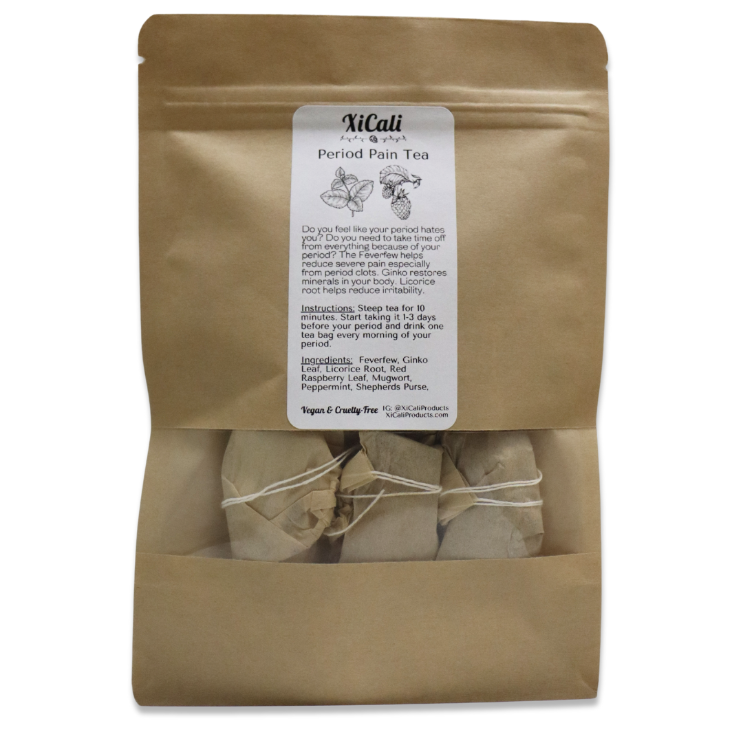 Period Pain Tea | Tea for Cramps PMS – XiCali Products