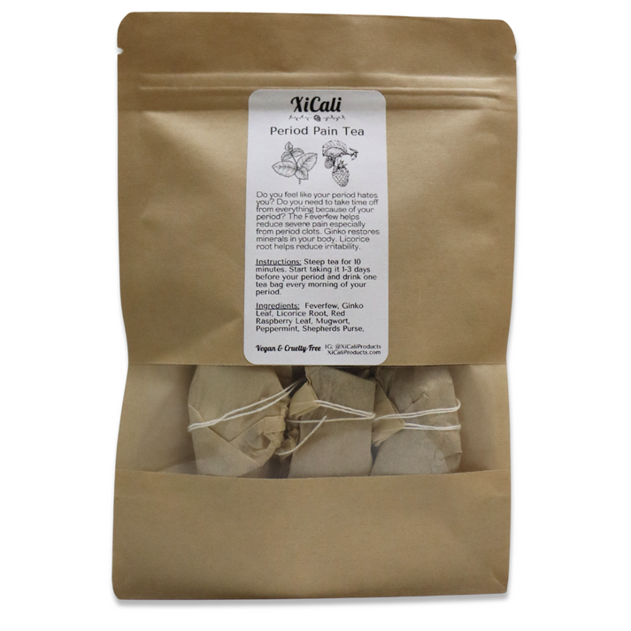 Period Pain Tea | Tea for Cramps PMS – XiCali Products